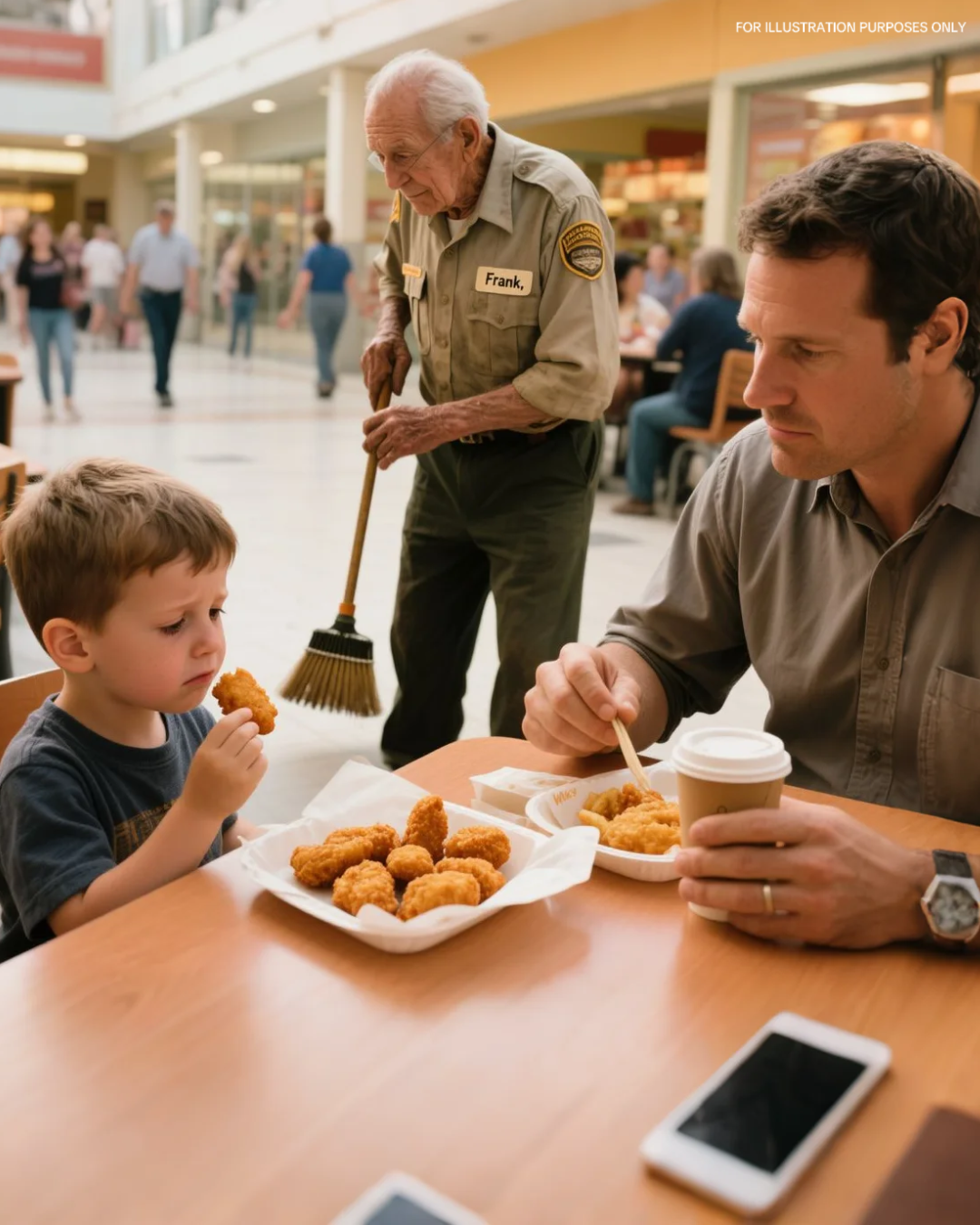 My Son Asked A Janitor One Question In A Mall Food Court — And It ...