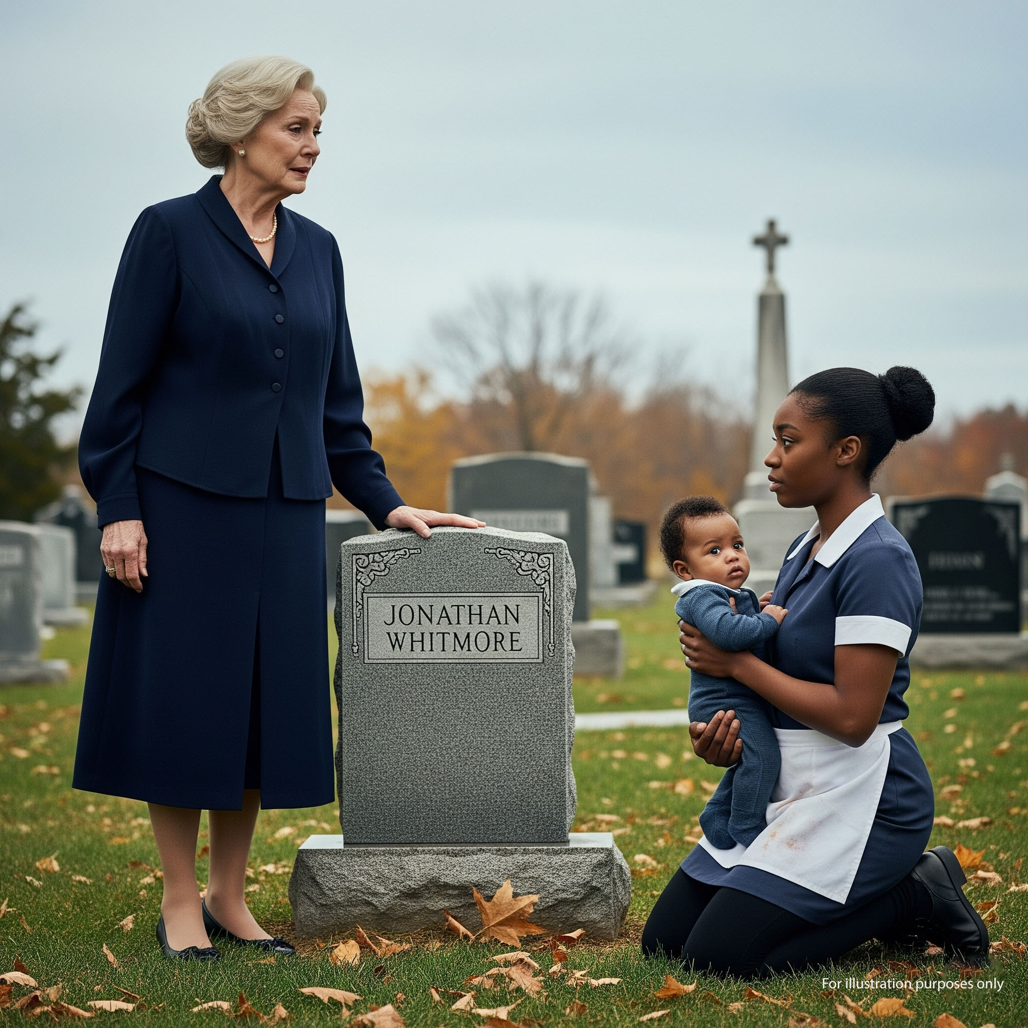 A wealthy billionaire suddenly discovered a stranger crying at his son ...