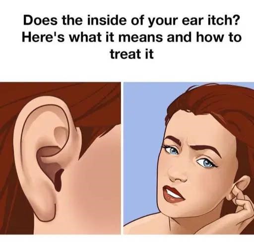 Does the inside of your ear itch? Here’s what it means and how to treat it