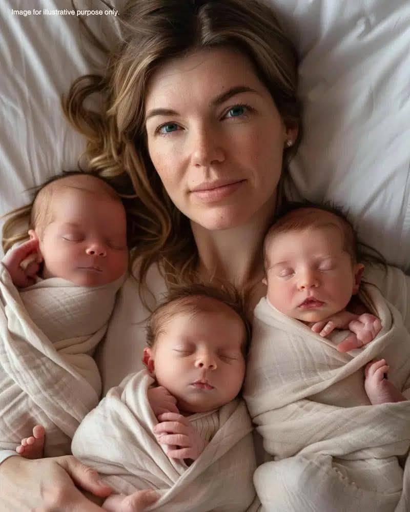 My husband came to take me and my three newborns home – When he saw ...