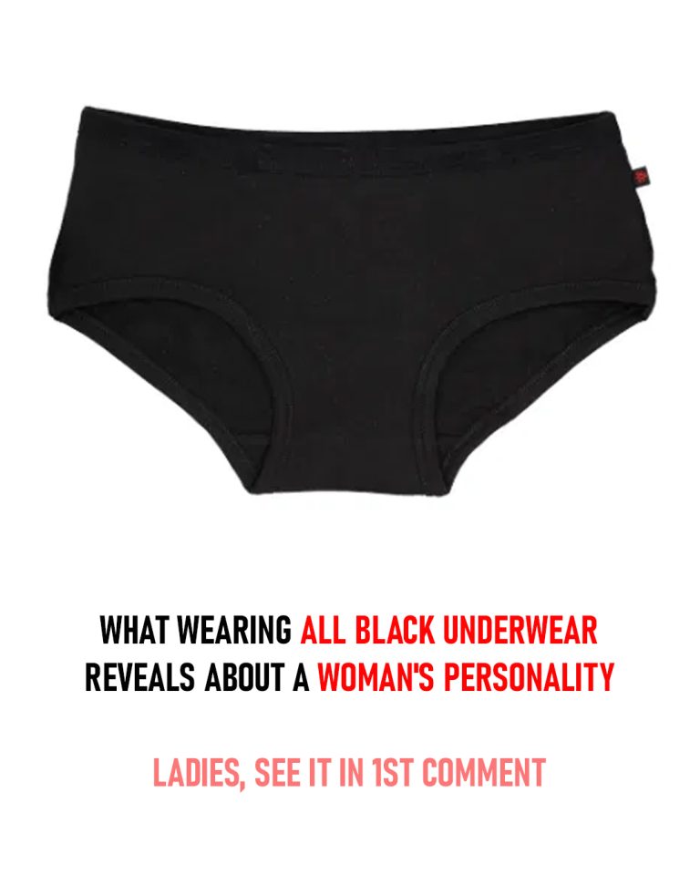 What Wearing All Black Underwear Reveals About a Woman’s Personality