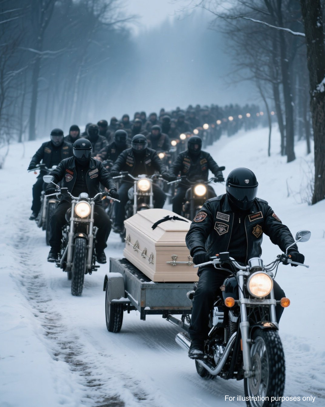 37 Bikers Rode 1,200 Miles Through a Blizzard to Bring a Fallen Soldier ...