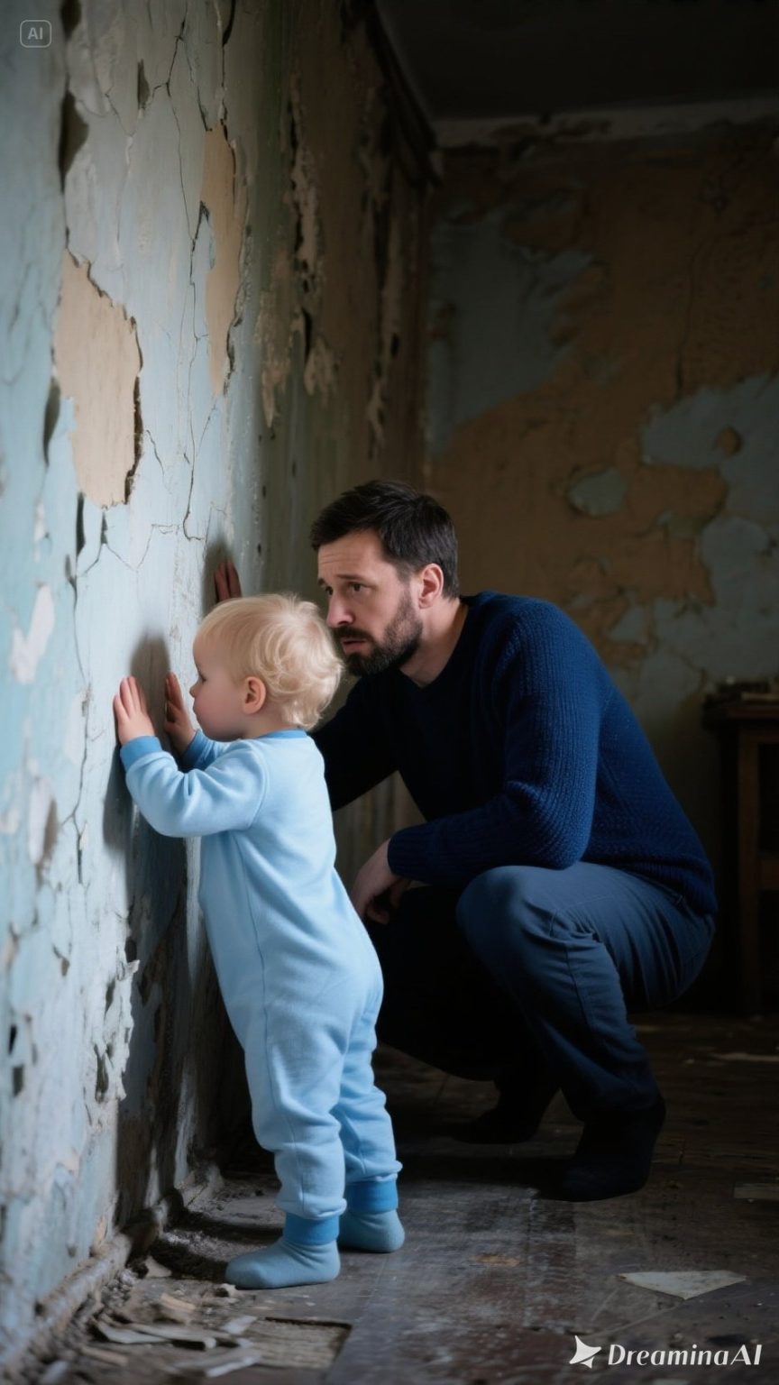 A Father Discovers His One-Year-Old Son Staring at the Wall, and Is ...