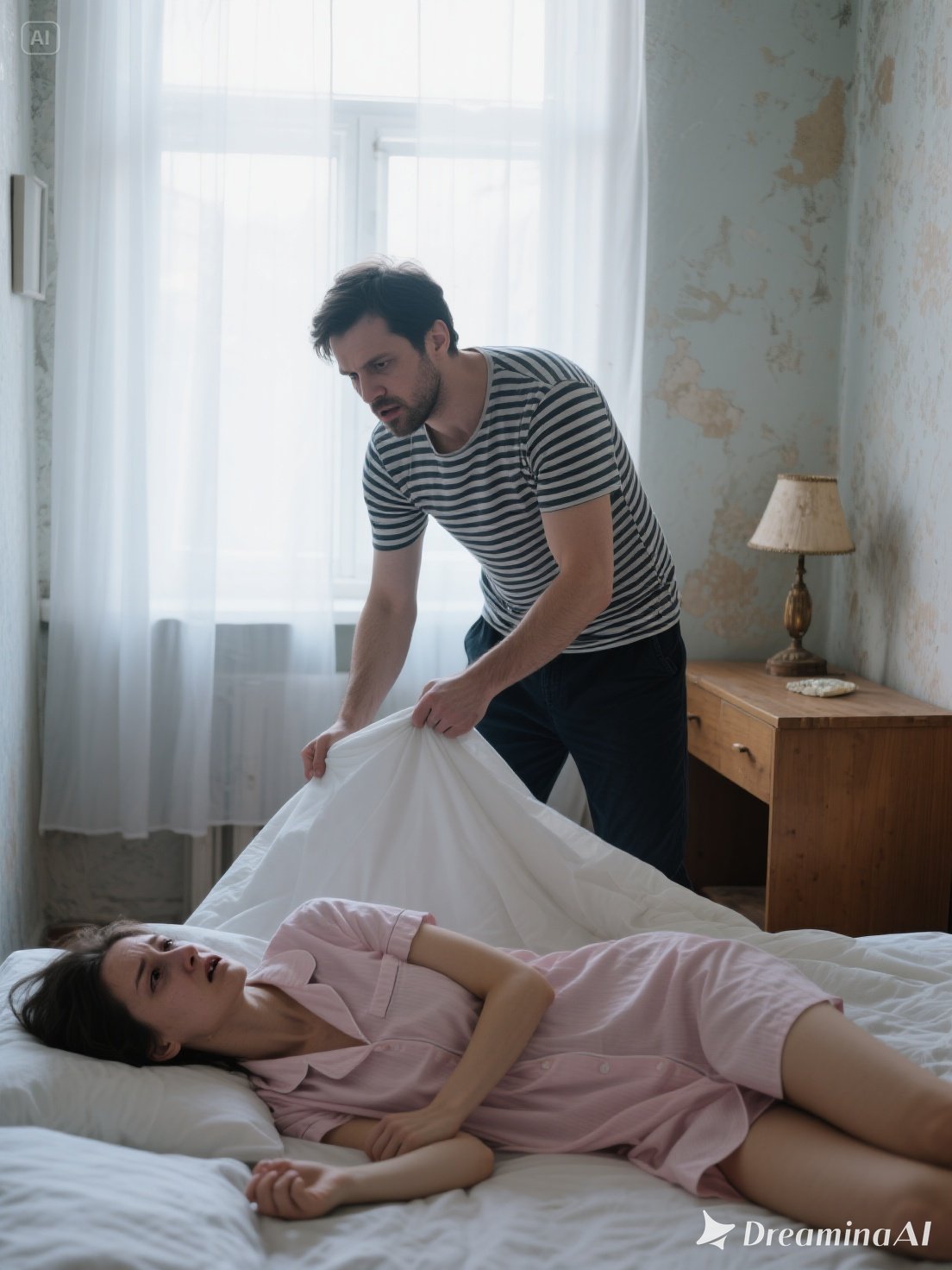 “Tell me your card PIN, my mom is at the store, she wants to buy a phone.” My husband woke me up ...