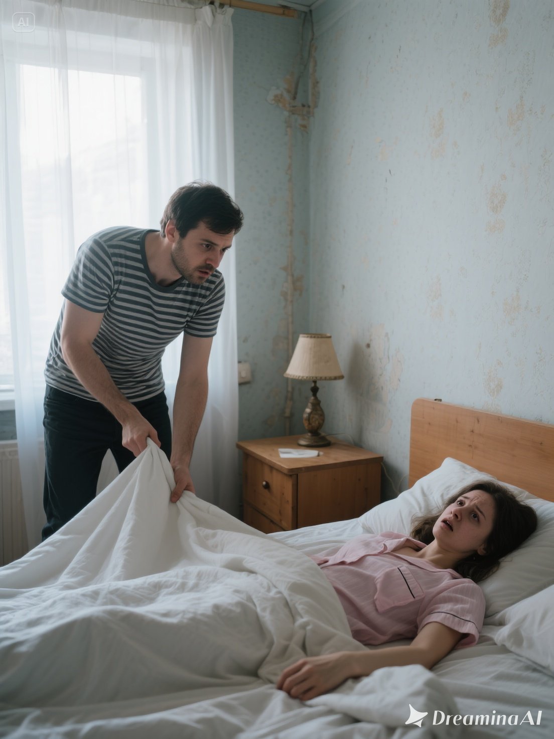 “Tell me your card PIN, my mom is at the store, she wants to buy a phone.” My husband woke me up ...