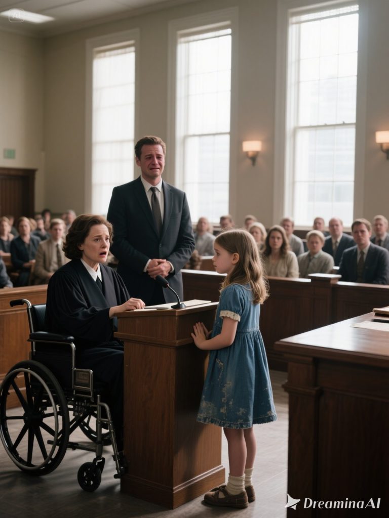 A Five-Year-Old Faced the Judge in a Wheelchair and Said, “Let My Dad ...