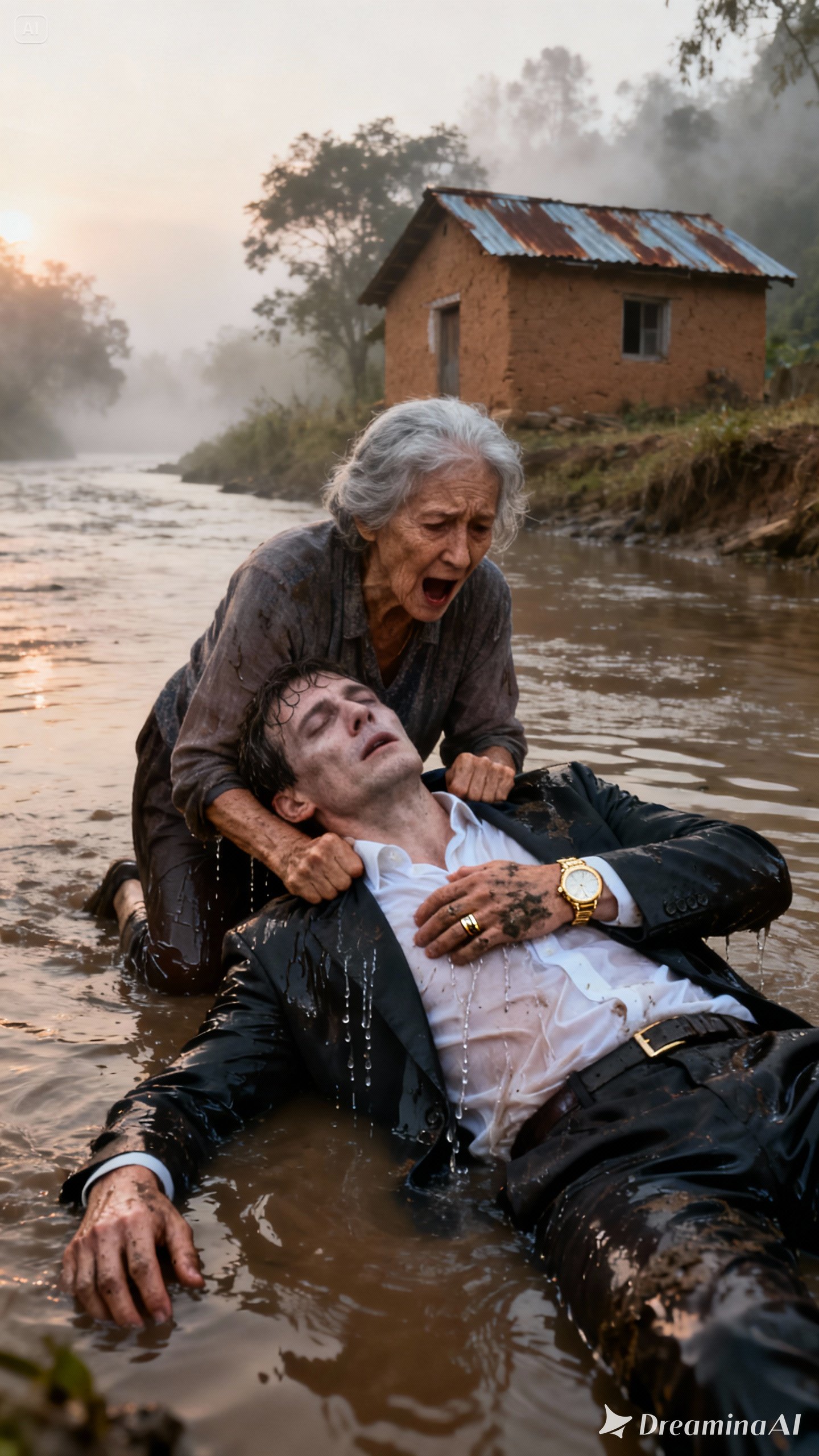 My 76-year-old hands pulled a bound body from the river. He was alive ...