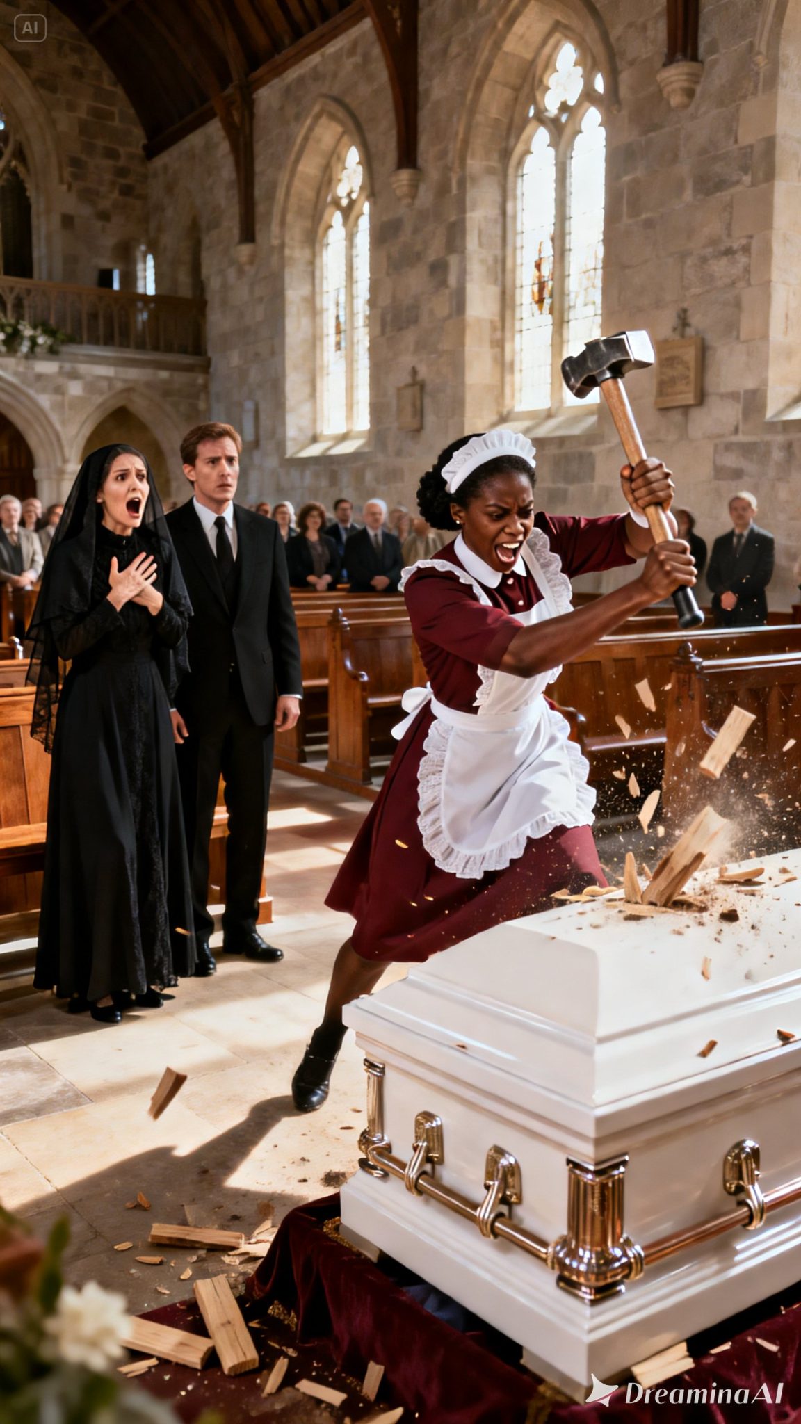 The Cleaner Tore Open the Coffin of the Millionaire’s Elderly Mother ...