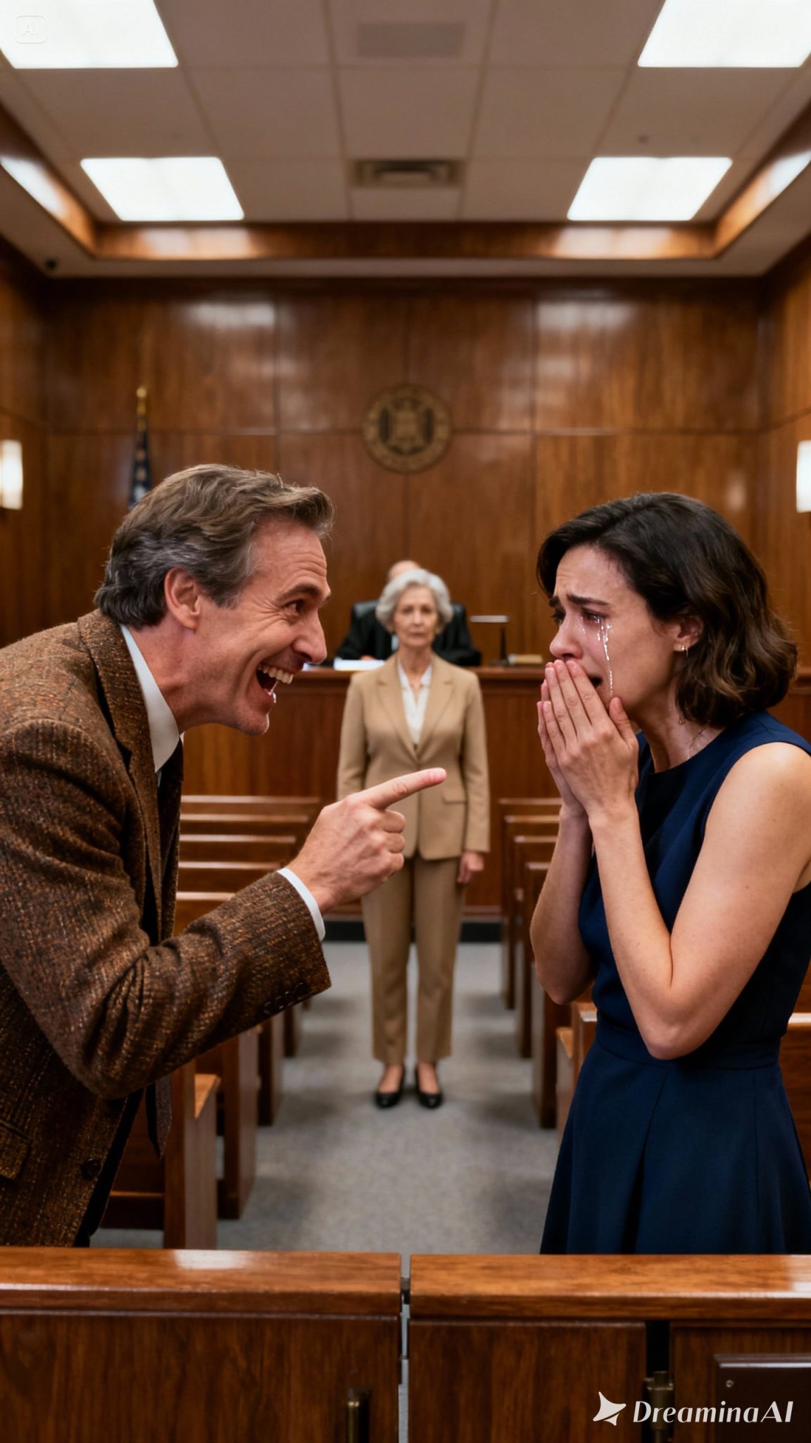 At our divorce hearing, my husband laughed when he saw I had no lawyer ...