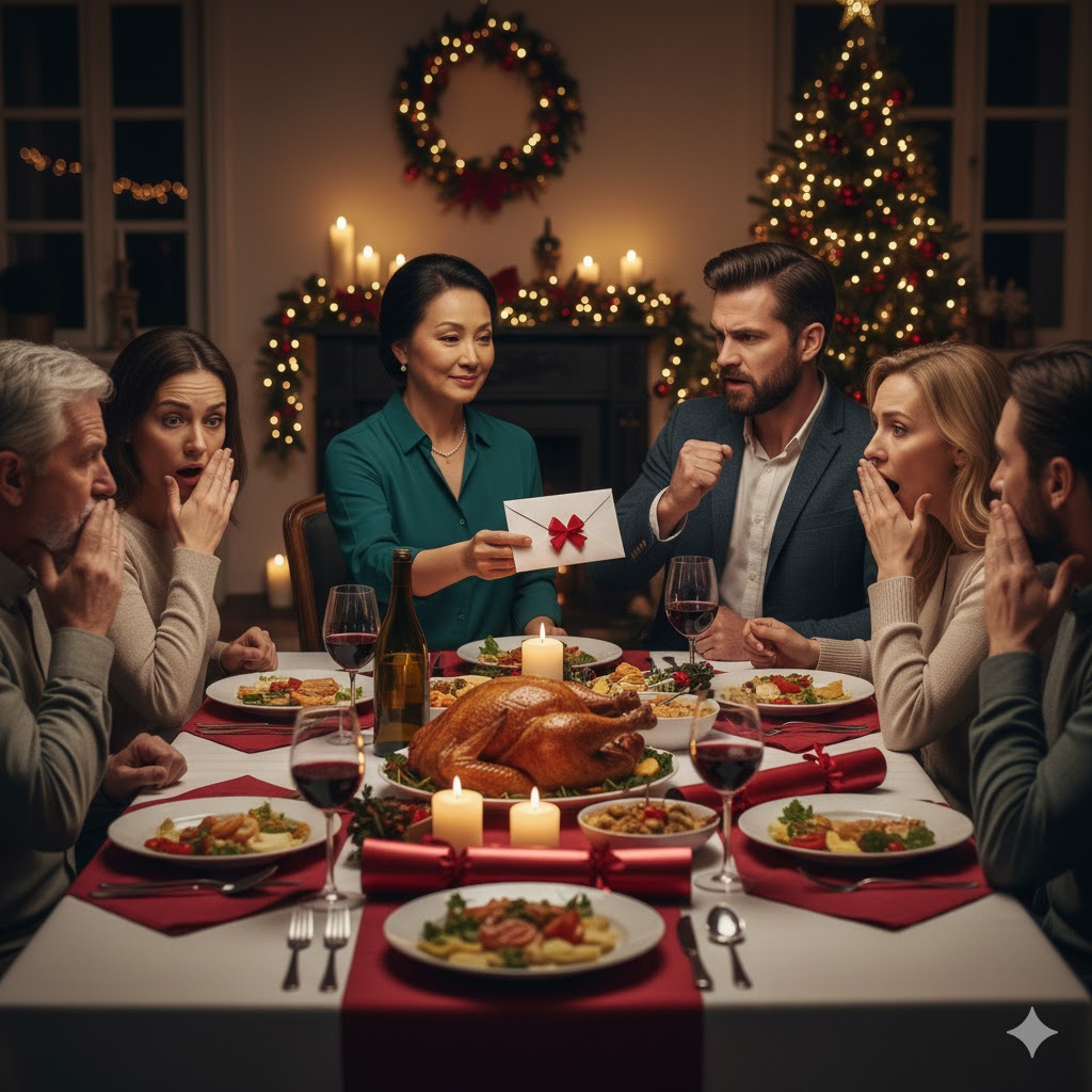 During Christmas dinner, my son looked me in the eye and said, “You’re ...