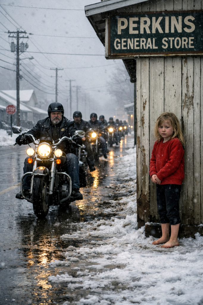 A Six-Year-Old Girl Stood Barefoot in the Snow Outside a Lonely Highway ...