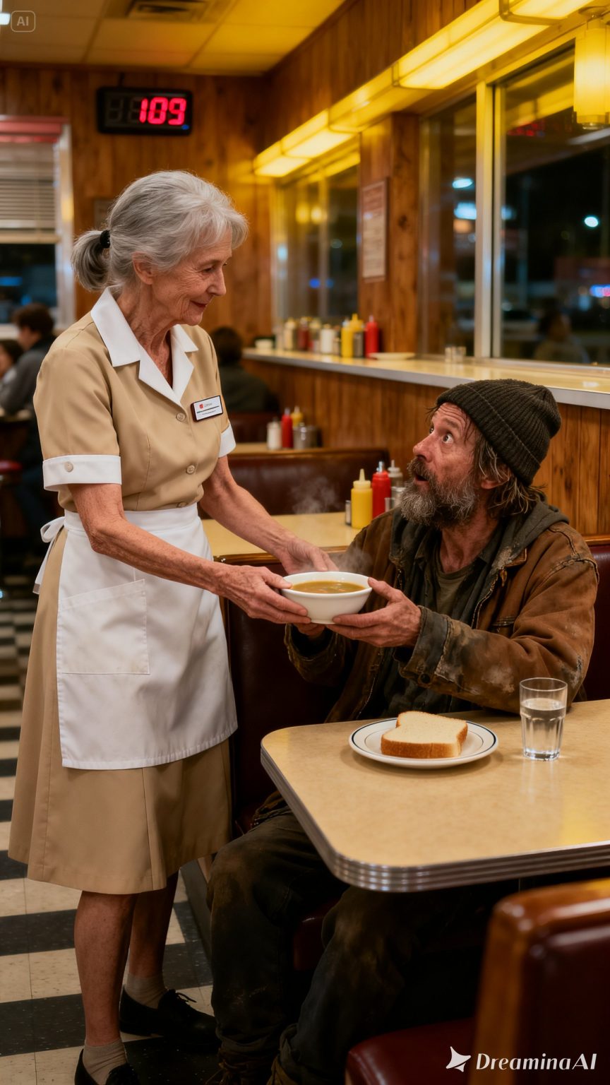 60-Year-Old Waitress Was Fired For Helping Owner Disguised As Homeless ...