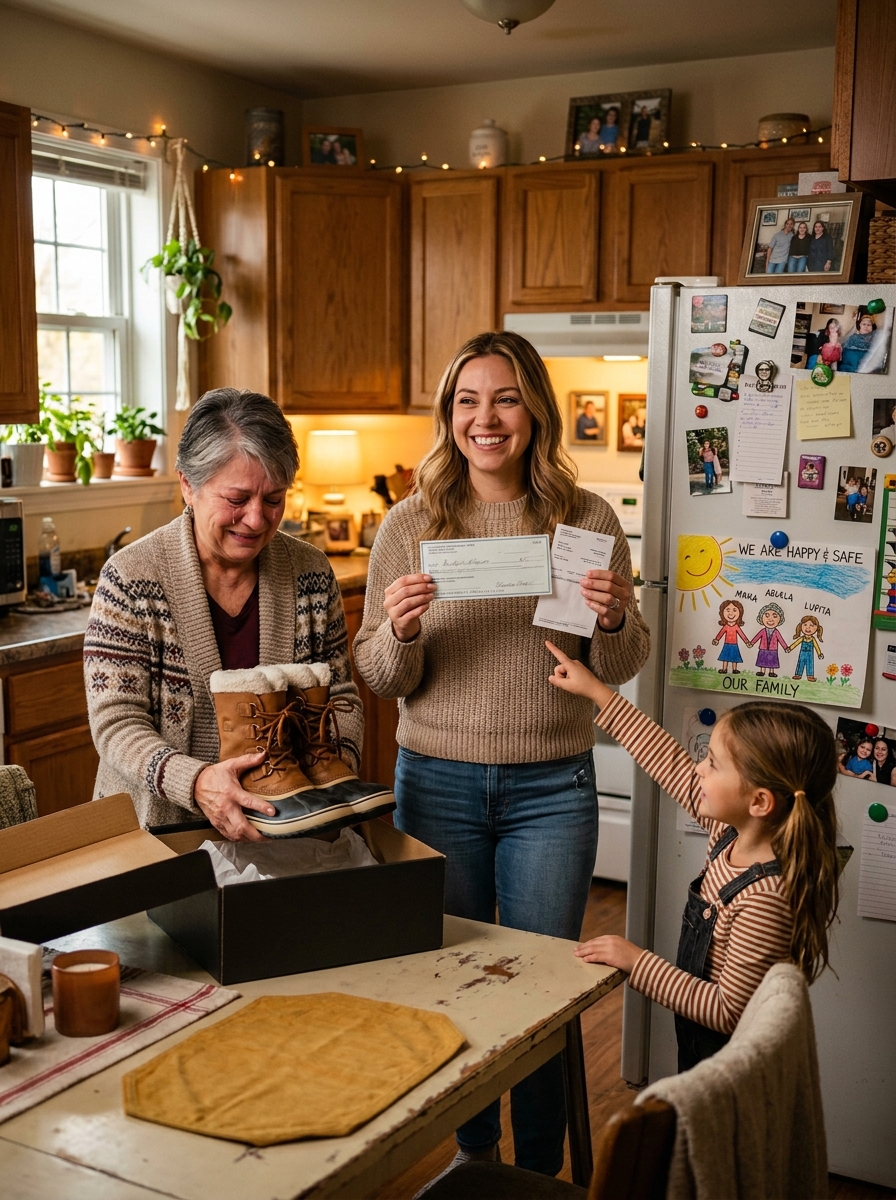 A mother arrives with a key, a suitcase, and proof in hand—telling her ...
