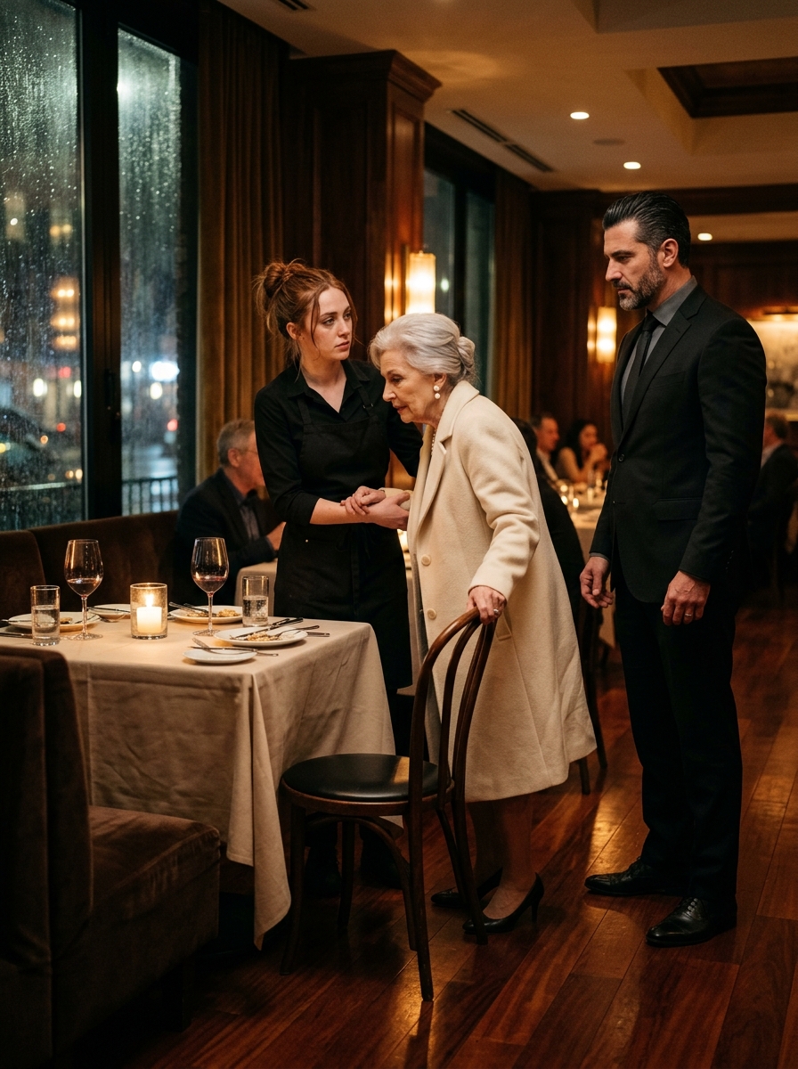 A waitress stands up to a mobster in front of everyone—until that night ...
