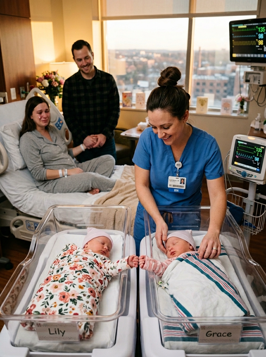 The Nurse Placed a Lifeless Newborn Beside Her Healthy Twin for a Final ...