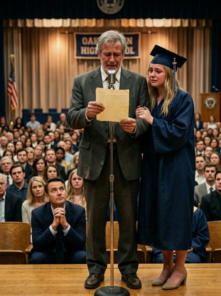 My daughter chose the school janitor to walk her at graduation instead ...