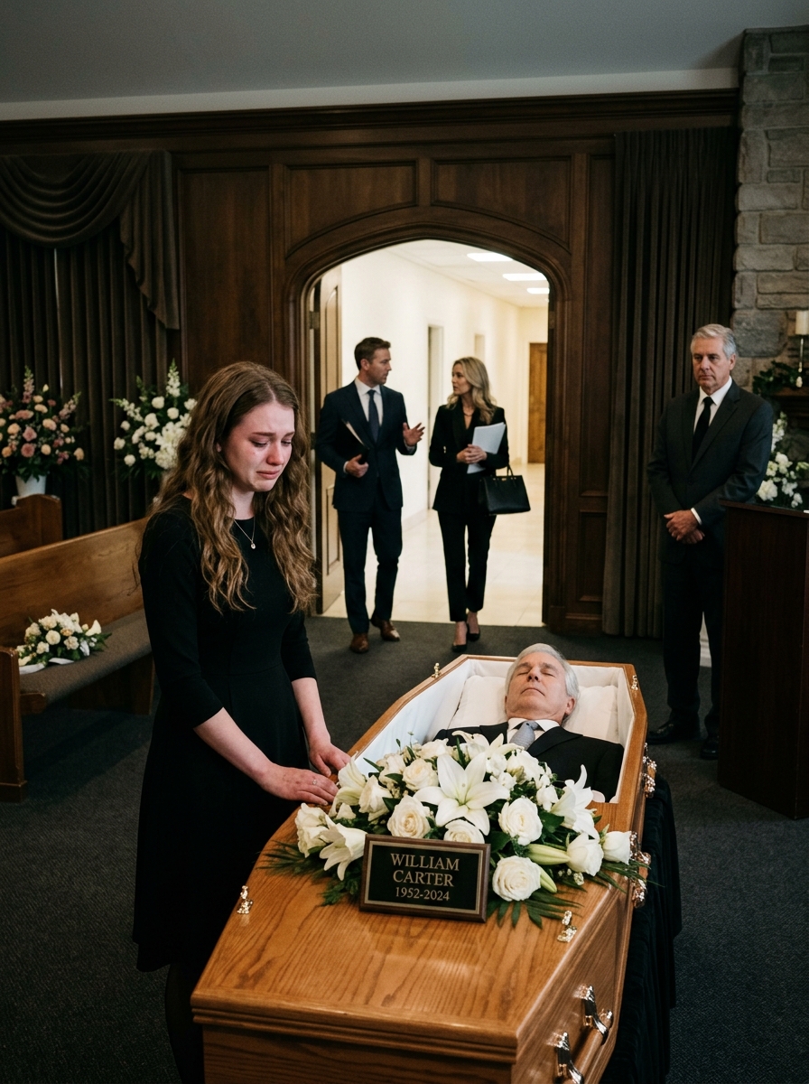 During a billionaire’s cremation, his adopted daughter heard a sound ...